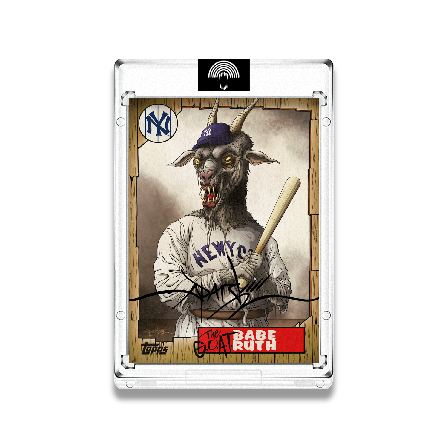 Alex Pardee Artist Autos // Babe Ruth - Edition of 50 – Variantz