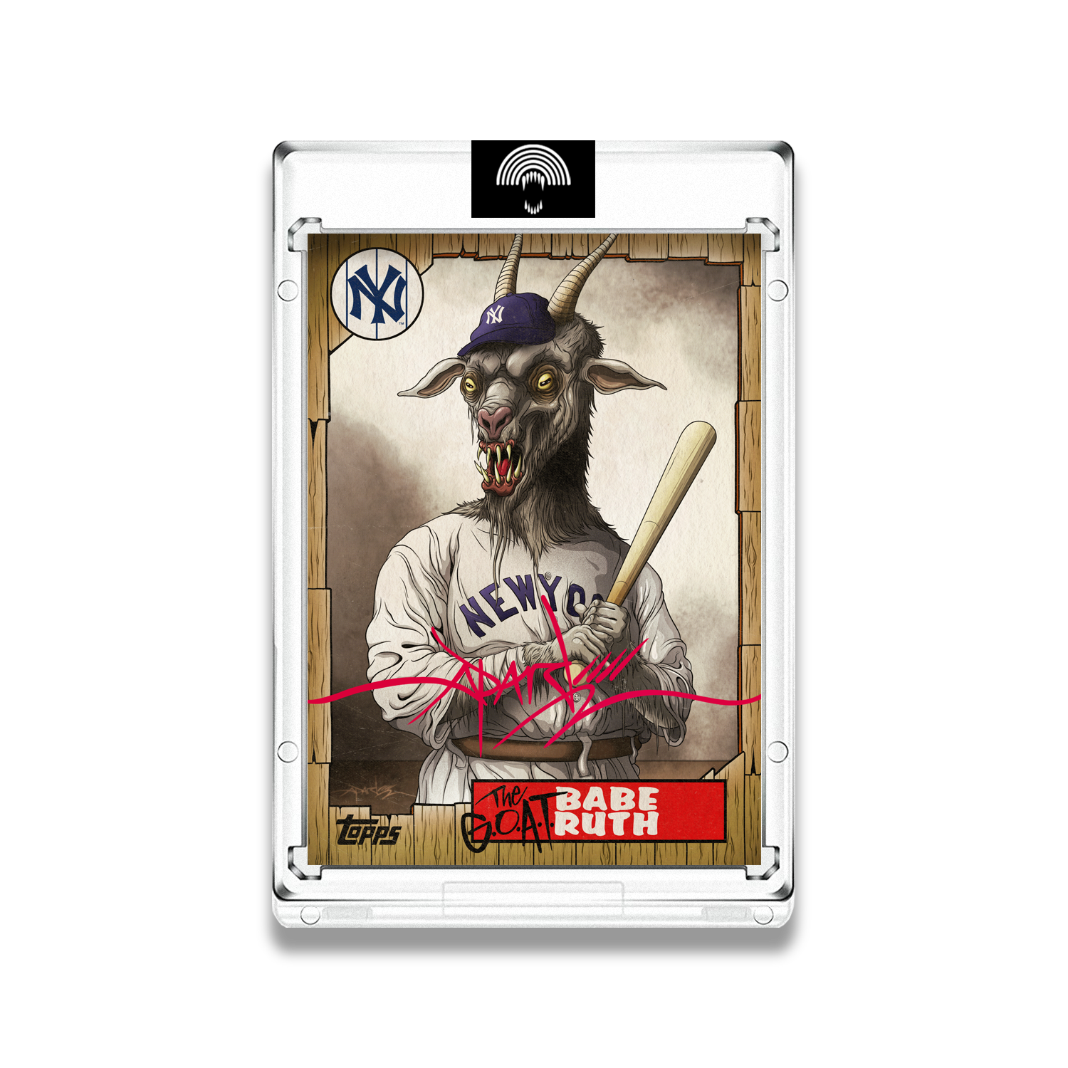 Alex Pardee Artist Autos // Babe Ruth - Edition of 25 – Variantz