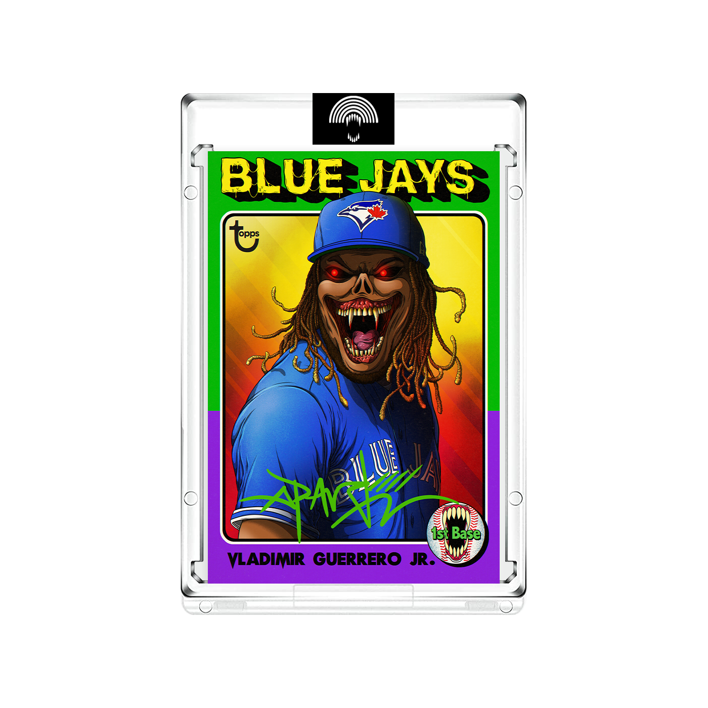 Alex Pardee Artist Autos // Vladimir Guerrero Jr. - Edition of 25 ...